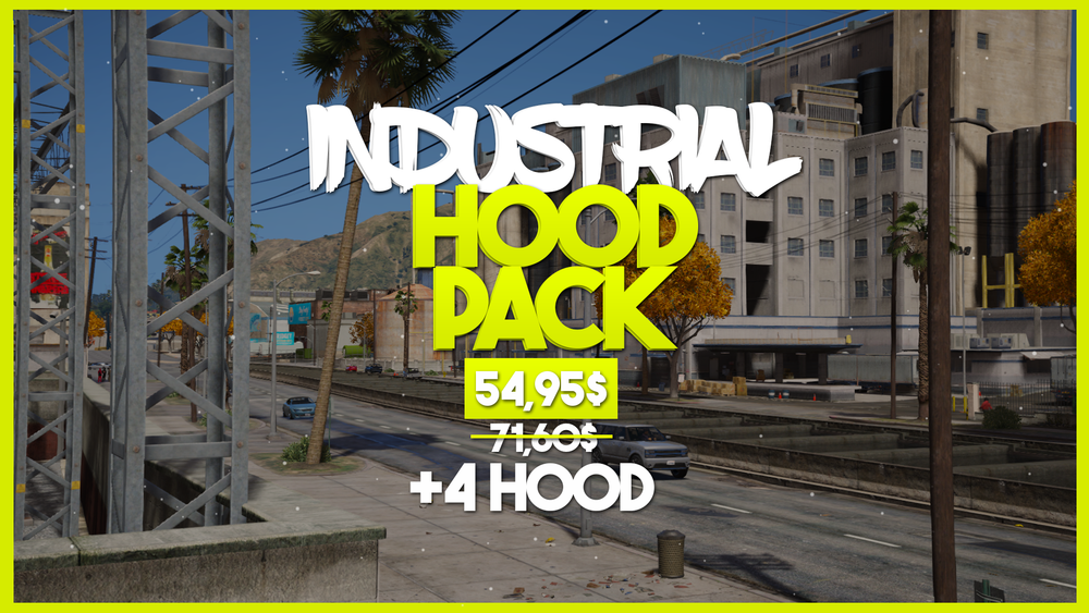 RM | Industrial Area Hood Pack | 4 Hood